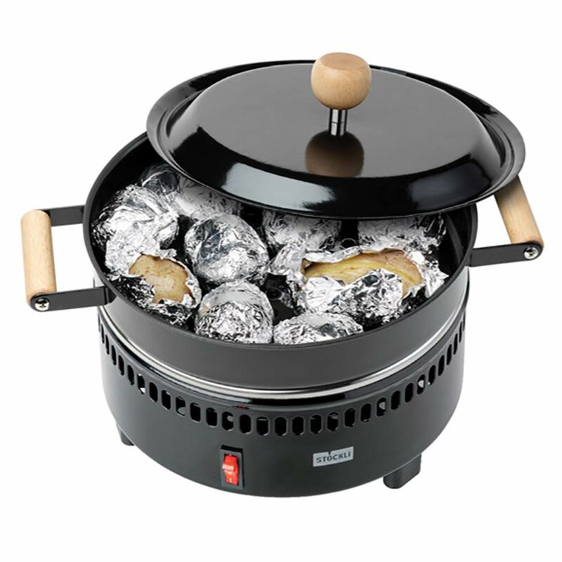 Stöckli Maroniofen 24 cm mit Deckel - LUBA GmbH